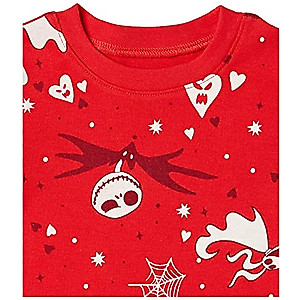 Amazon Essentials Disney | Marvel | Star Wars Baby Boys' Snug-Fit Cotton Pajama Sleepwear Sets, Pack of 3, Nightmare Valentine - Kids, 18 Months