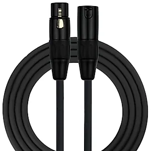 KIRLIN Cable MPC Microphone Cable, XLR, Black, 10FT (MPC-270PB-10/BK)
