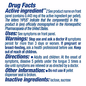 Boiron Cocculus Indicus 30C Homeopathic Medicine for Motion Sickness - 80 Pellets