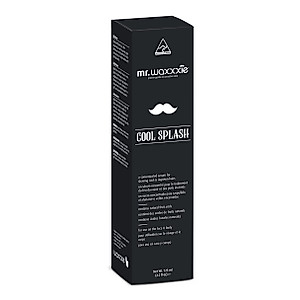 Waxxxie Mr Cool Splash - Ingrown Hair, Razor Bumps & Razor Burns Vegan Friendly Treatment for post Waxing & Shaving 4.2 fl oz