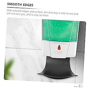 Alipis 2pcs Soap Dispenser Tray Laundry Fabric Hand Soap Dispenser Drip Tray Foam Dispenser Catch Tray Hand Dispenser Bracket Trays Clothes Serving Filter Abs Dripping Water