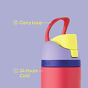 Owala FreeSip Insulated Stainless Steel Water Bottle with Straw, BPA-Free Sports Water Bottle, Great for Travel, 32 Oz, Very, Very Dark