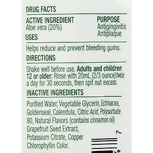 Natural Dentist Anti Gingivitis Rinse Healthy Gums Peppermint Twist, 2 Ounce