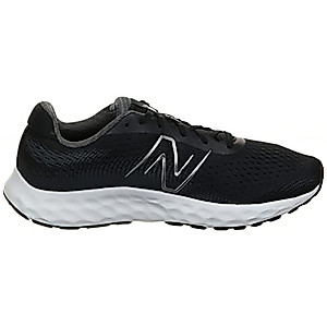 New Balance Men's 520 V8 Running Shoe, Black/White, 9 Wide