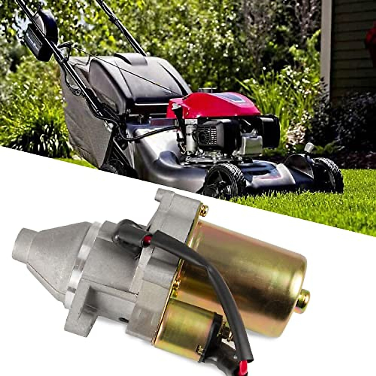 RANSOTO Starter Motor Compatible with Afron, Allmand, Ditch Witch, Toro TX-413 2004-08 Honda 13HP Gas, Honda GX340 GX390 GX420 11HP 13HP 16HP, Replaces 31210-ZB8-0130, 31210-ZE3-013, DB5B6, DB5B8