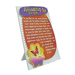 Blue Mountain Arts Appreciation Magnet with Easel Back—Birthday, Holiday, Thank-You, or Thinking of You Gift for a Friend, Teacher, or Loved One, 4.9 x 3.6 Inches (Amazing People)