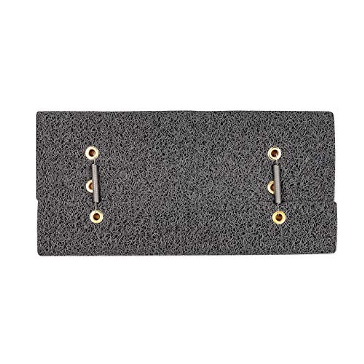 Camco 53196 Life is Better at The Campsite RV Wrap Around Step Rug, Fits 18-inch Wide Steps - for Manual and Electric RV Steps - Features a Gray Mat with a White Welcome Home Retro RV Print