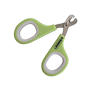 Pixikko Cat Nail Clippers - Small Animals, Kittens, Puppies - Professional Grade Stainless Steel Blade with Sturdy Non-Slip Grip Handles