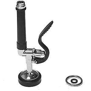 MSTJRY Pre-Rinse Spray Valve with Handle Grip Assembly for Commercial Kitchen Faucet Polished Chrome High Pressured Sink Faucet Sprayer Head for Replacement Kit of Commercial Faucet