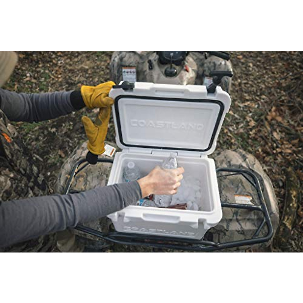 Coastland Bay Series 15 Quart Cooler Premium Lightweight Everyday Use Insulated Cooler, white (CB15)