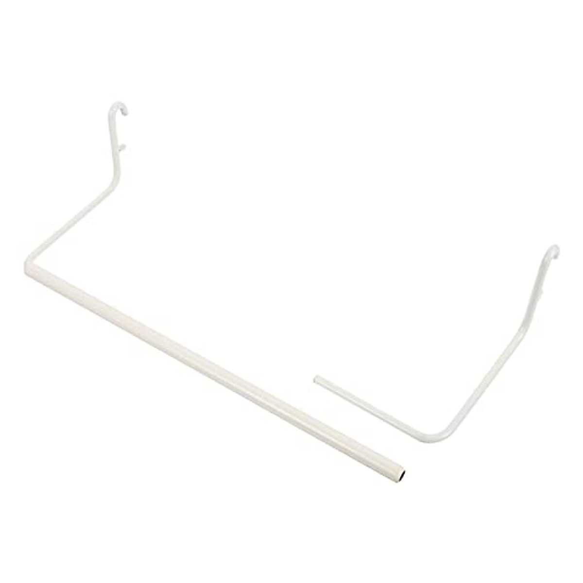 Cabilock 2pcs Organizer Hooks Hanging Multifunctional Kitchen Continuous Bathroom White Laundry Extendable: Workshop Accessory Toilet Holder Room Pegboard Organization Stainless Extendable