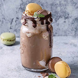 Accguan 16oz Glass Jars with Regular Lids, Mason Jar With Airtight Lids(Black), Clear Glass Jar Ideal for Jam,Honey,Shower Favors,Wedding Favors, 15 pack