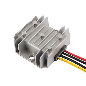 uxcell Power Converter Regulator DC 48V/60V to DC 5V 10A 50W Waterproof Voltage Convert Transformer