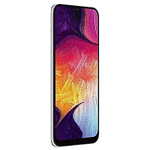 Samsung Galaxy A50 A505G 64GB Duos GSM Unlocked Phone w/Triple 25MP Camera - White (Renewed)