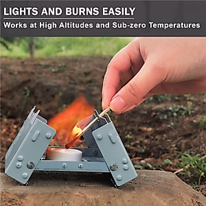 Godora 46 PCS Solid Fuel Tablets, Powerful Solid Fuel (1300-Degree), Lit Easily Solid Fuel Tablets, Waterproof Solid Fuel Tablets for Backpacking, Outdoor, Camping, and Emergency Use -Eco Friendly