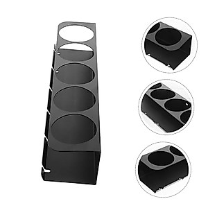 Garneck 1 Set Handheld Tool Holder Tools Organizer for Tool Electric Drill Storage Rack Tool Holder Tool Room Supplies Garage Storage Rack Power Tool Organizer Metal Black