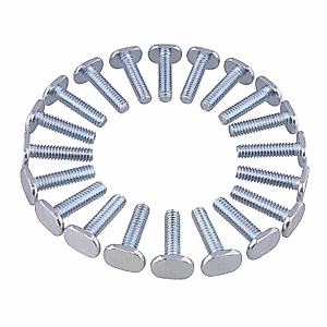 DCT Tee Bolt Set – 20 Pack 1in T Bolts for Woodworking, T Track Bolts Jig Bolts, 1/4in 20 Thread T Bolt