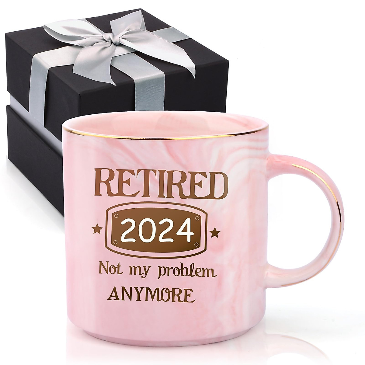 Retirement Gifts for Women,2023 Funny Christmas Retiring Gifts for Coworker Happy Retirement Coffee Mug for Retired Best Friends Farewell Goodbye Gift for Female Boss Teacher Nurse Retiree Mom Grandma