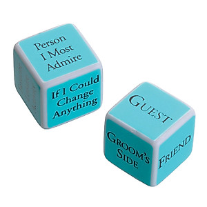 Lillian Rose Shower Party Dice Game, White, Medium