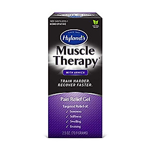 Hyland's Arnica Gel, Muscle Therapy, Bruise Healing Cream, Natural Relief of Pain, Swelling, Bruising, Soreness & Stiffness, 2.5 Oz