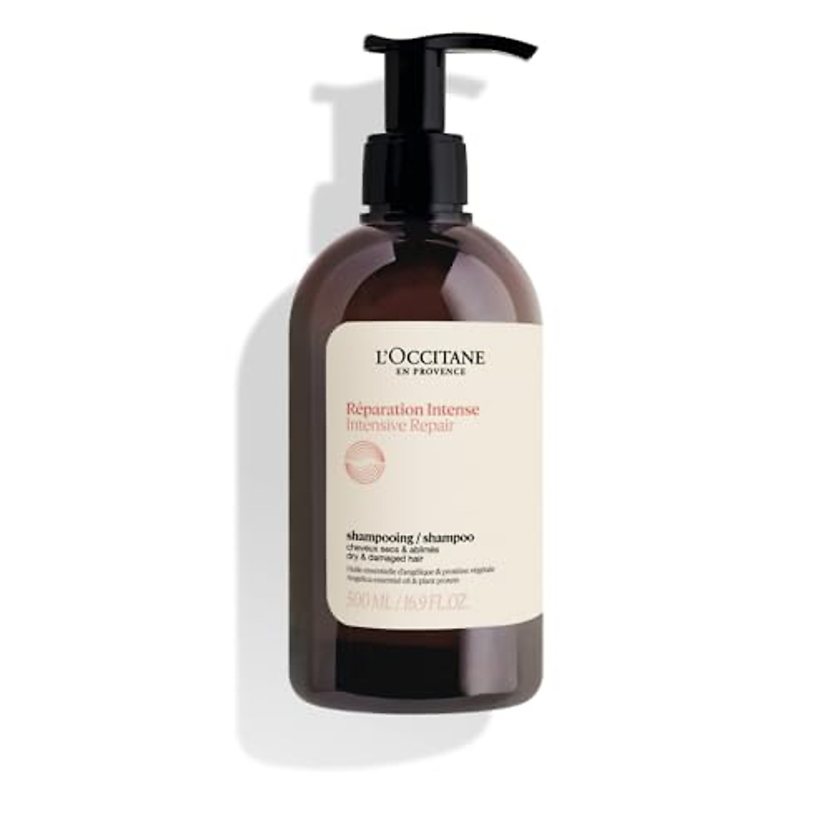 L'OCCITANE Intensive Repair Shampoo 16.9 fl. oz.: Silicone-Free Shampoo, Help Revitalize Dry, Damaged, Color-Treated Hair, Vegan