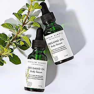 Oregano Oil Body Serum - All Natural Potent Formula to Help Nourish and Heal The Skin & Treat Eczema, Ringworm, Jock Itch, Cracked Skin, Nail Fungus and Much More - Vegan Made in The USA