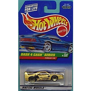 Dash 4 Cash #2 Ferrari F40#722 Hot Wheels 1:64 Scale Collectible Die Cast Car