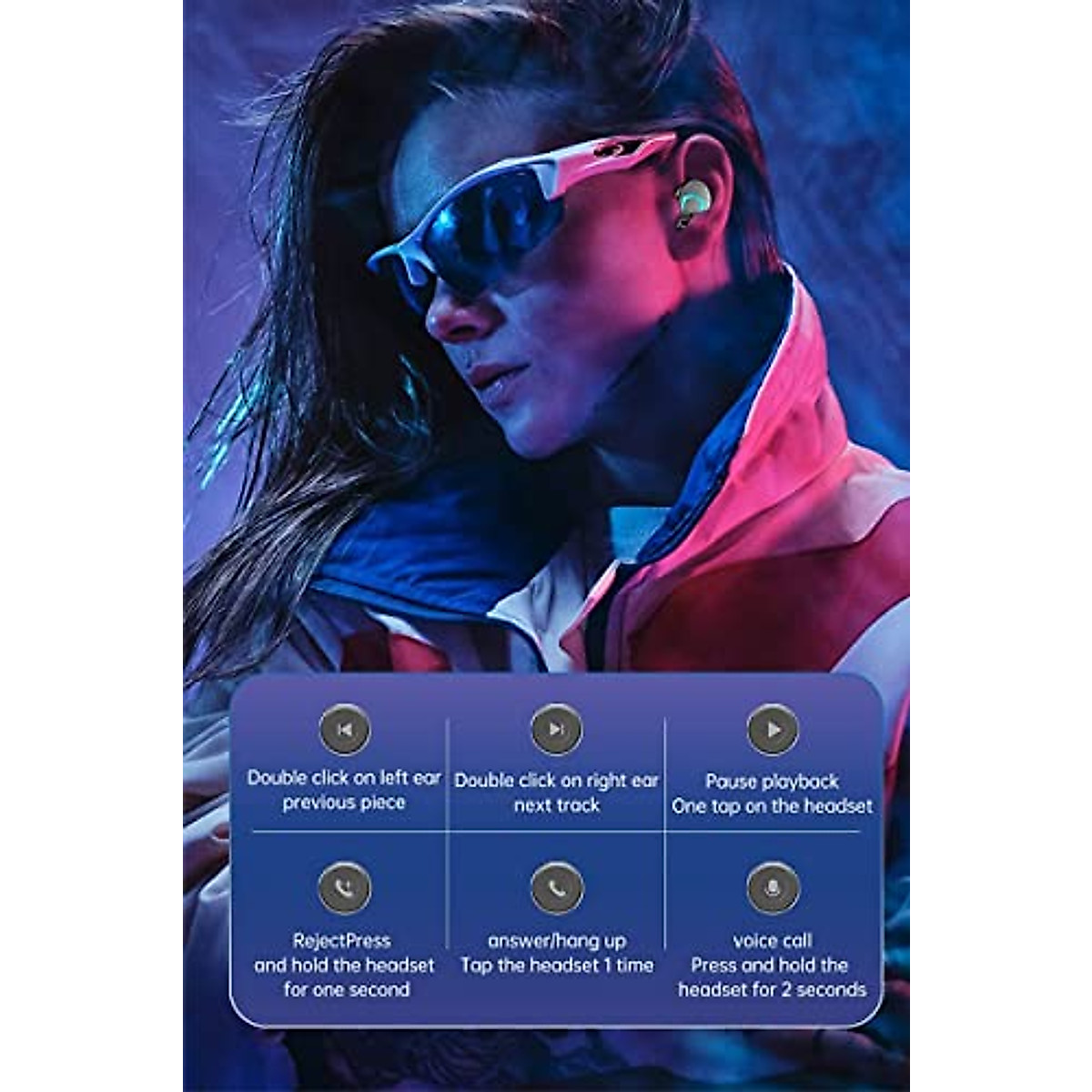 Wireless Earbuds Active Noise Cancelling – Bluetooth 5.2 Earbuds, in-Ear Headphones with 4 Mics, Clear Sound Deep Bass Earphones, Lightweight Fit, Low Latency, IPX7 Waterproof, 32Hrs