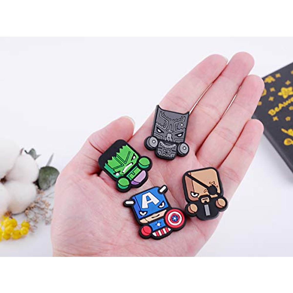 Exclusive Avengers Refrigerator Magnets | Marvel Heroes Fridge Magnet | Set of 12 Marvel Characters Magnets | Infinity war Marvel Gift