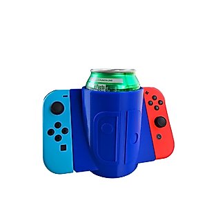 Joy-Con Drink Holder for Nintendo Switch - Joycon Accessory Holds Drinks While Playing (Blue)