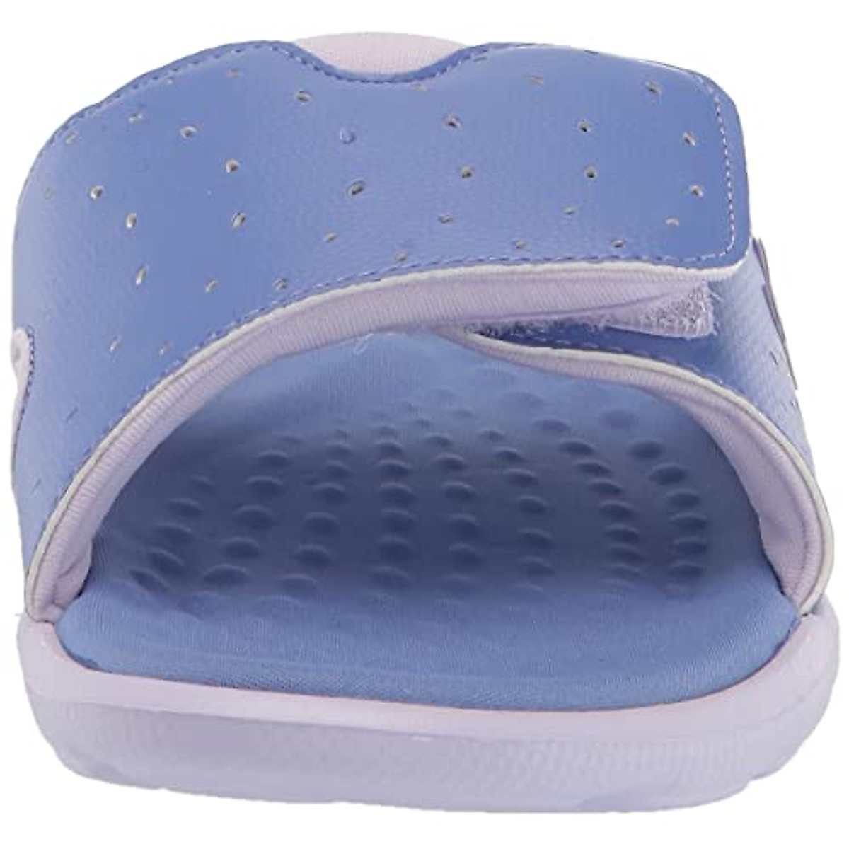 Under Armour Women's Ignite Pro Slide, (400) Baja Blue / Nebula Purple / Nebula Purple, 7, US