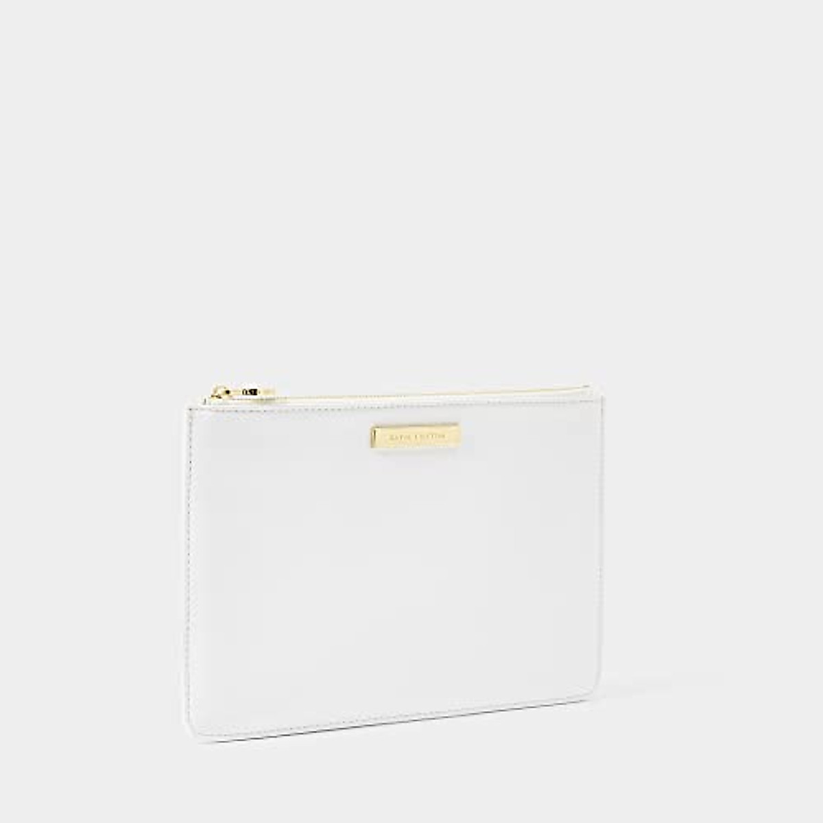 KATIE LOXTON Bridal Stone Love Laughter and Happily Ever After Womens Vegan Leather Clutch Pouch Pearl Color