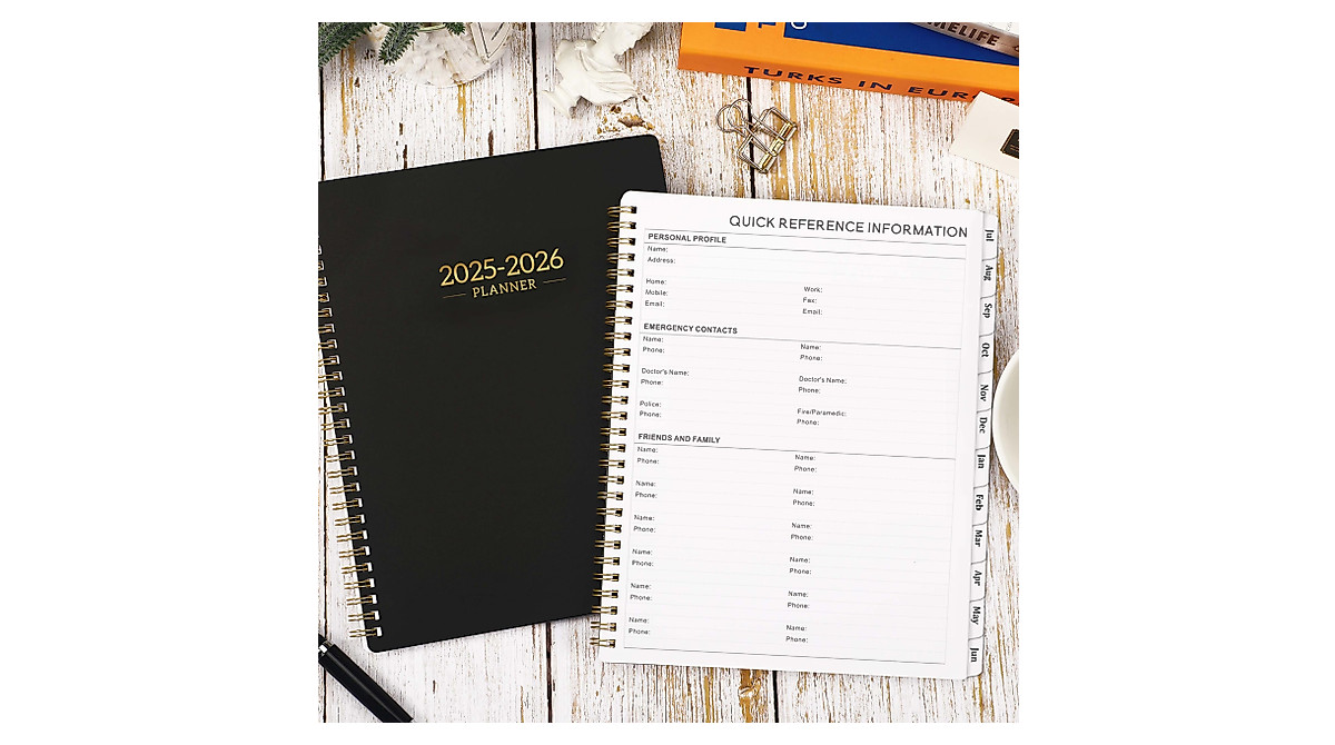 Artfan Academic Planner 2023-2024 | Weekly & Monthly Organizer