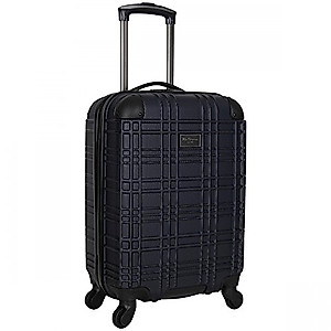 Ben Sherman Nottingham Lightweight Hardside 4-Wheel Spinner Travel Luggage, Navy, 20-Inch Carry On