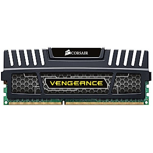 Corsair CMZ4GX3M1A1600C9 Vengeance 4GB (1x4GB) DDR3 1600 MHz (PC3 12800) Desktop Memory 1.5V