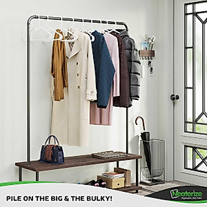 Ultra Heavy Duty Plastic Clothes Hangers - White - Durable Coat, Suit and Clothes Hanger. Perchas De Ropa (38 Pack - White)