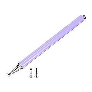 MECCANIXITY Stylus Pens for Touch Screens Magnetic 2 Fine Point Disc Universal Capacitive Pen Sensitivity for All Capacitive Touch Screen, Purple