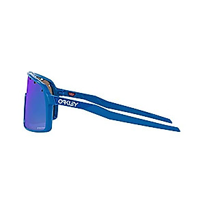 Oakley Men's OO9406 Sutro Rectangular Sunglasses, Sapphire/Prizm Sapphire, 37 mm