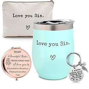 Sister Birthday Gifts from Sister - Sister Birthday Gift Ideas - Birthday Gifts for Sister - Sisters Gifts from Sister - Graduation Gifts Thanksgiving Holiday Gifts for Sister