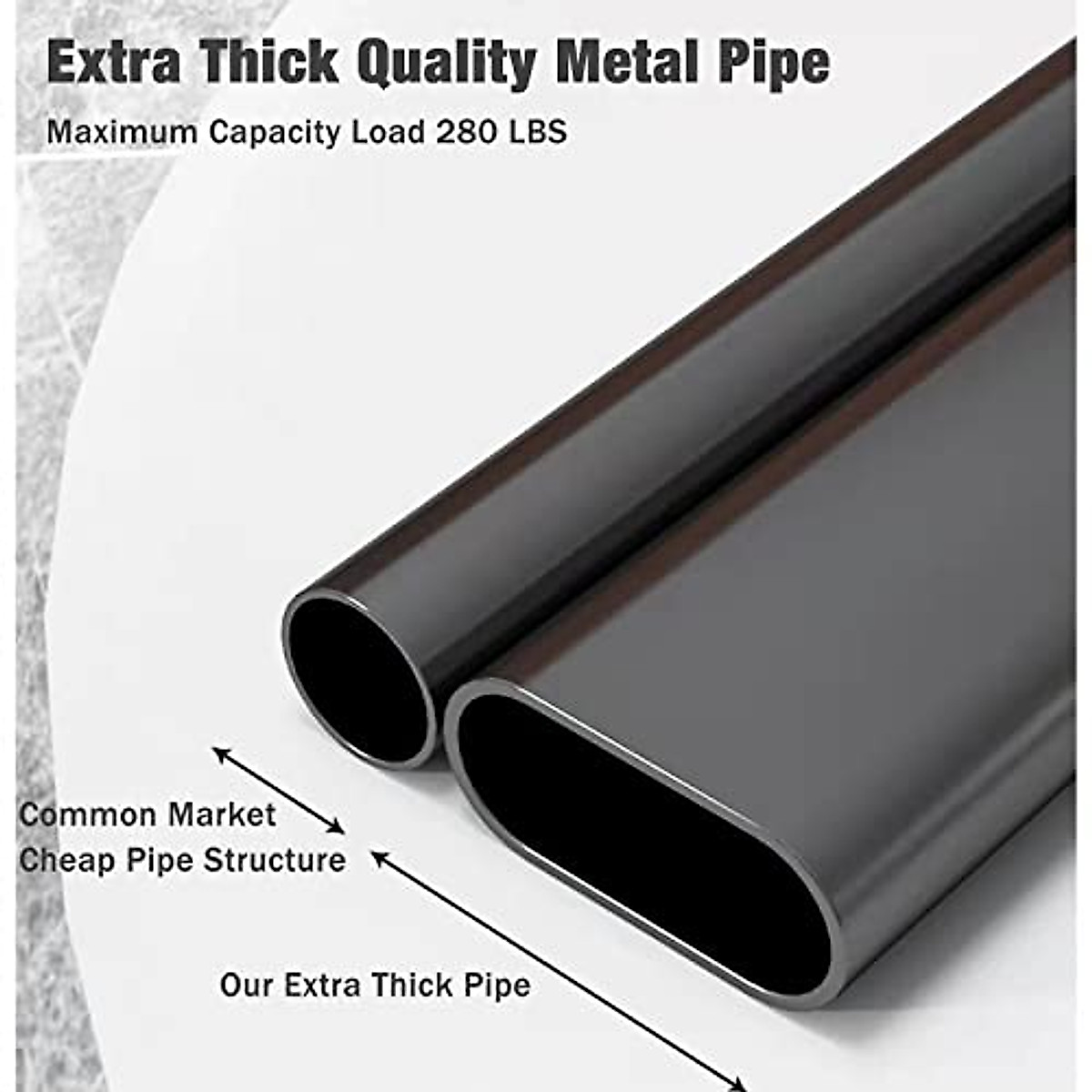 MFSTUDIO Outdoor Dining Set for 4, Aluminum Height Adjustable Folding Chair and Heavy-Duty Black Slat Metal Table, Patio Furniture Dining Table Set, Black