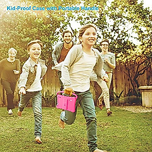 Kids Tablet 7 Toddler Tablet for Kids Edition Tablet for Toddlers 32GB with WiFi Dual Camera googple Plays Netflix YouTube Children’s Tablets Android 10 Parental Control Shockproof Case (Rose Red)