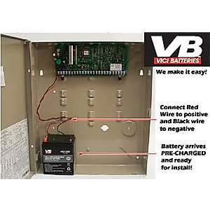Vici VB1250 12V 5Ah Home Alarm Battery with F1 Terminals