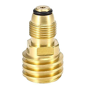 YOUHO Propane Tank Adapter Converts POL LP Tank Service Valve to QCC1 / Type1 Hose or Regualtor - Old to New qcc1 Propane Fitting