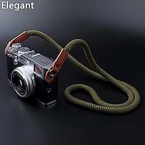 VKO Camera Strap, Camera Rope Strap Neck Shoulder Strap Compatible with Sony Canon Nikon Fuji Mirrorless DSLR SLR Camera 100cm Green