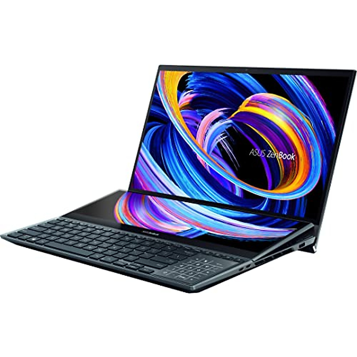 ASUS Zenbook Pro Duo 15 OLED 12th Gen 15.6" Home & Business Laptop (Intel i9-12900H 14-Core, 32GB LPDDR5 4800MHz RAM, 2TB PCIe SSD, GeForce RTX 3060, 60Hz Touch Win 11 Pro) with Hub