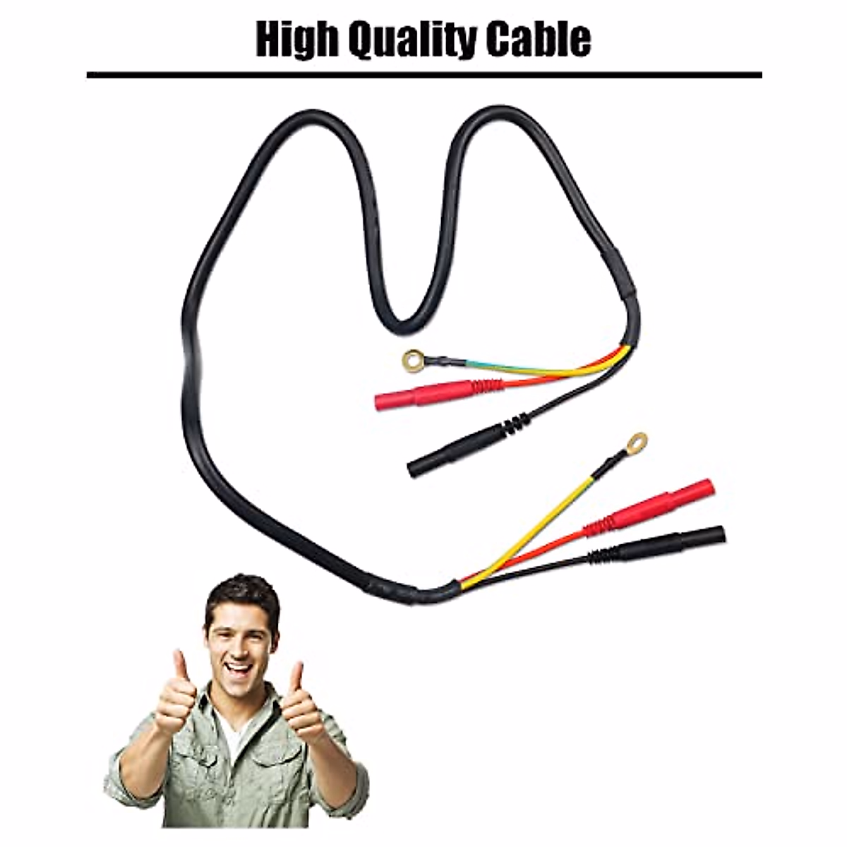 Qnbes Generator Parallel Cables Compatible with Honda EU2200i EU 2200IC Companion EU1000i EU3000 Handi EU3000is Fit for Honda 08E93-HPK123HI for iPower SUA 2000 iV