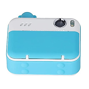 Camera for Kids, Child Selfie Camera Toy with 2.4in LCD Screen, Dual Lens HD 1080P Thermal Printing Camera with Lanyard Boys Girls (Sky Blue)