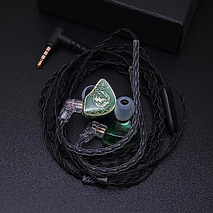 HIFICAT Tangzu WANER SG Jade Green 10mm Dynamic Driver in-Ear Earphone，PET Diaphragm HiFi IEM