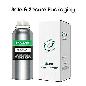 eSUN High Precision 3D Printer Resin Pla Plant-Based Resin Pro Low Odor Fast Curing Uv Photopolymer Resin 3D Printing Liquid for 405nm LCD Monochrome Screen Printer Color Screen Printer