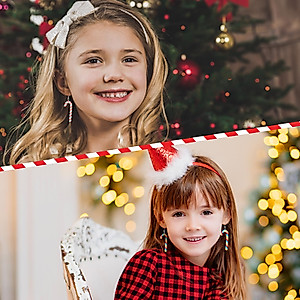 Remuuly 16 Pairs Christmas Earrings Candy Cane Dangle Earrings for Women Xmas Hook Jewelry Earrings Cute Earrings Dangle Drop Cute Jewelry for Girls Winter Holiday Festive Gifts